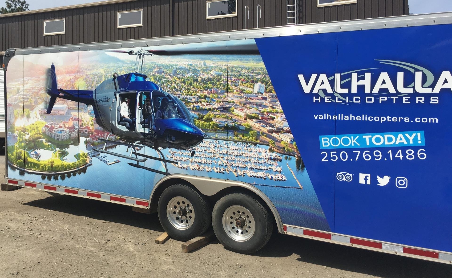 Valhalla Helicopters On The Roads? Our New Events Trailer - Valhalla ...