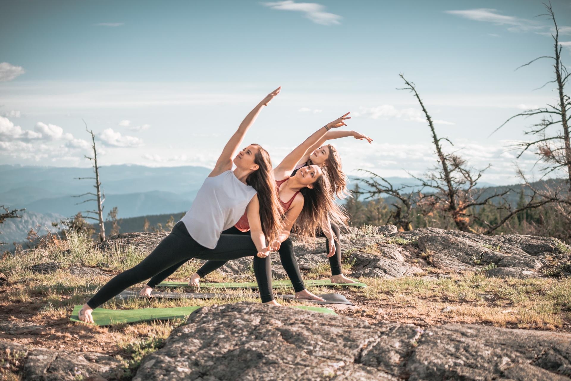 Yoga Takes Flight in the Okanagan - Valhalla Helicopters